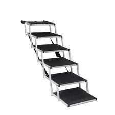 Foldable Aluminum Pet steps - Collapsible Dog Stairs