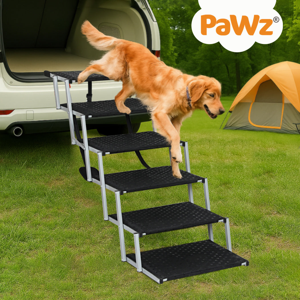 Foldable Adjustable Pet Steps for Car & Home