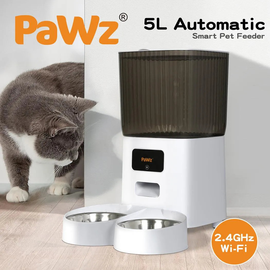 PaWz 5L Automatic Pet Feeder Smart Food Dispenser Timer Feed