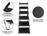 Foldable Aluminum Pet steps - Collapsible Dog Stairs