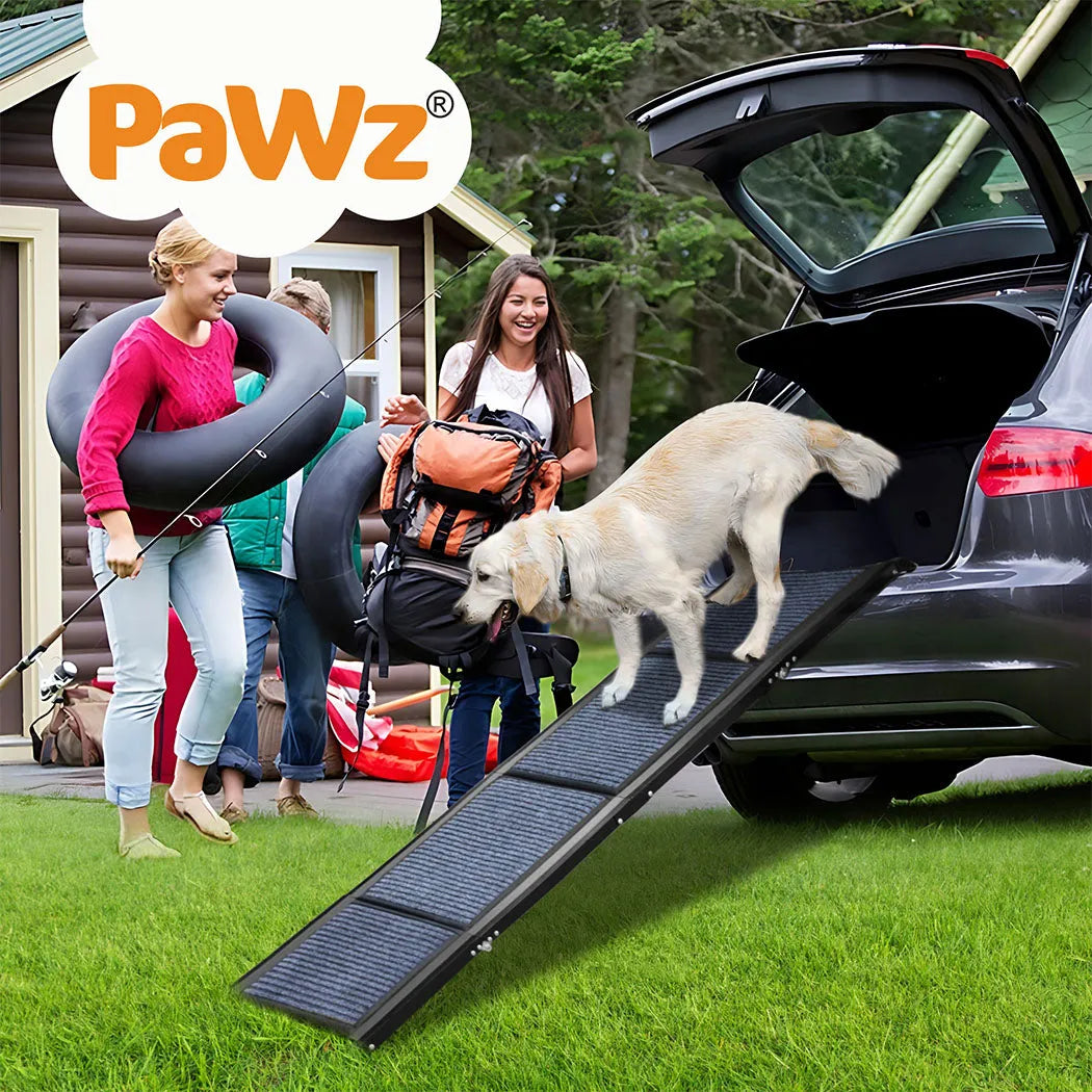 Foldable Dog Ramp for Cars & SUVs – Compact Design