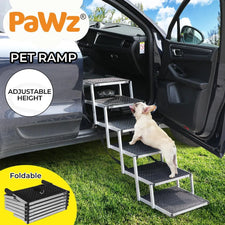 Foldable Aluminum Pet steps - Collapsible Dog Stairs