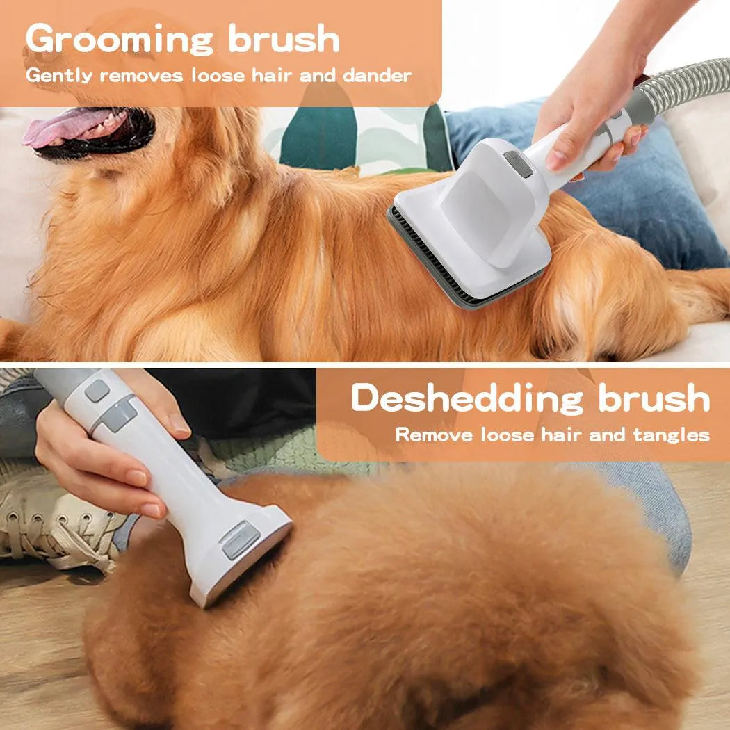 PaWz GroomMate Pet Grooming Vacuum Kit for Dog & Cat Hair
