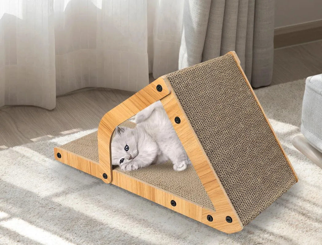 PaWz Cat Scratcher Scratching Board Corrugated Cardboard Scratch Bed T