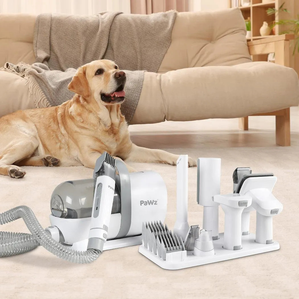 PaWz GroomMate Pet Grooming Vacuum Kit for Dog & Cat Hair