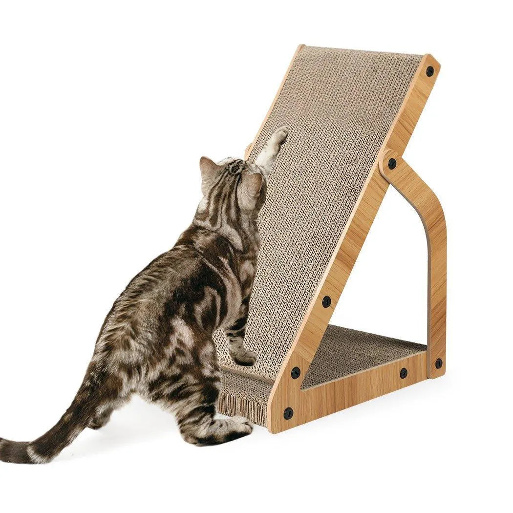 PaWz Cat Scratcher Scratching Board Corrugated Cardboard Scratch Bed T