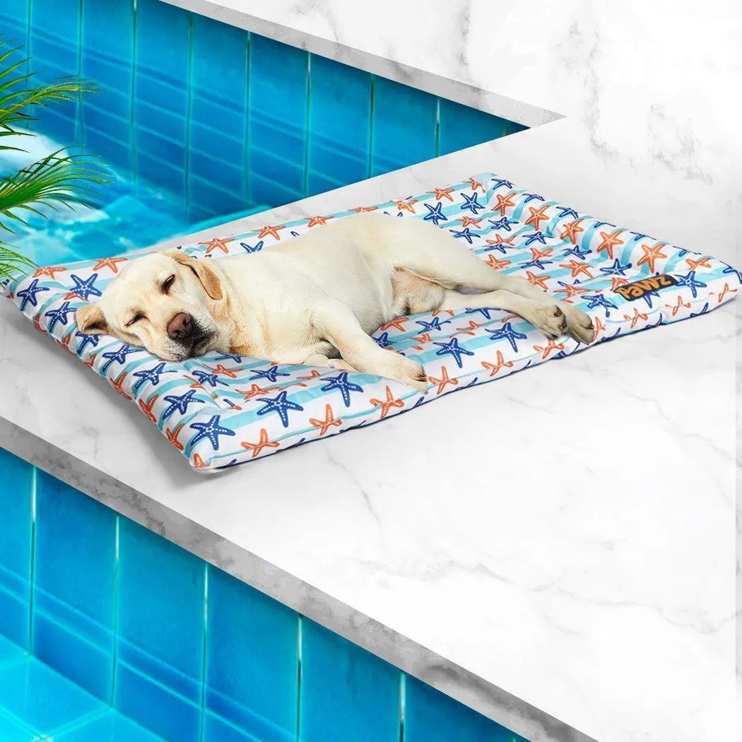 PaWz Pet Cooling Mat Dog Cool Gel Bed Cat Puppy Cold Pads Non-Toxic ...