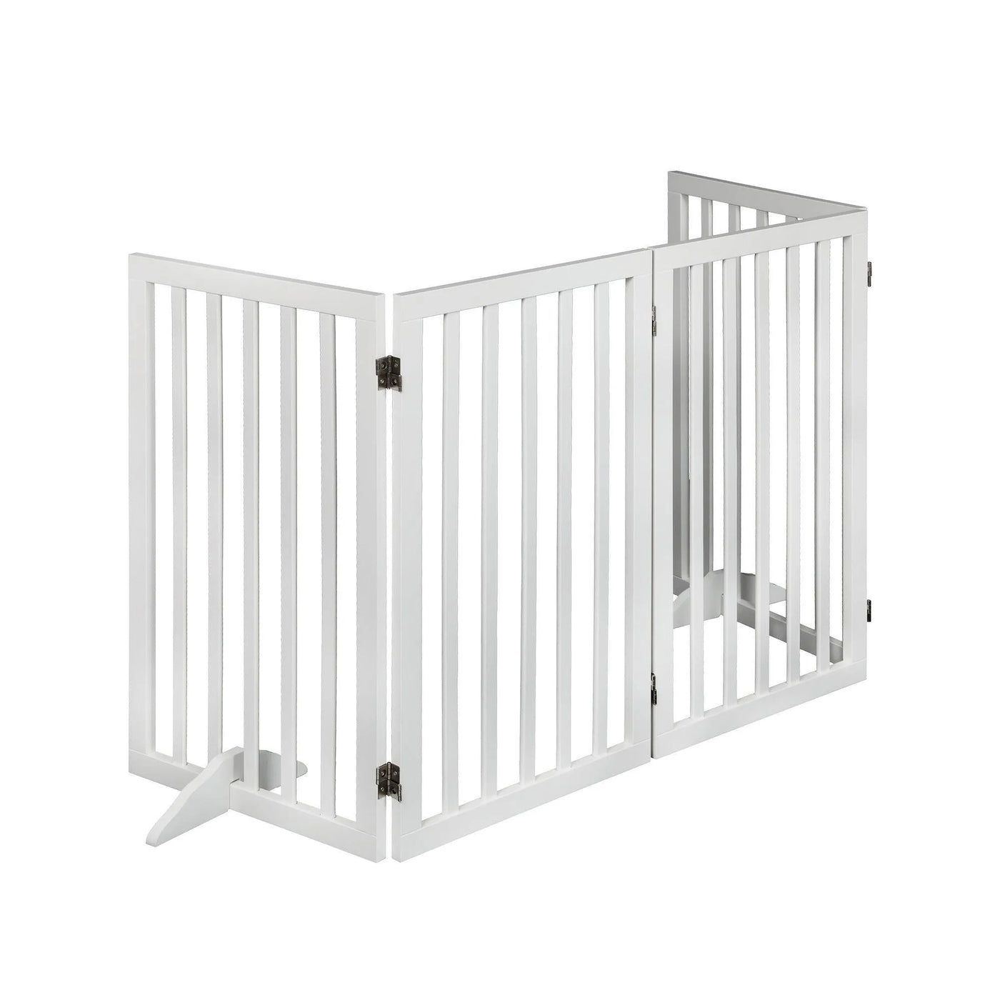 Wooden Pet Gate - White