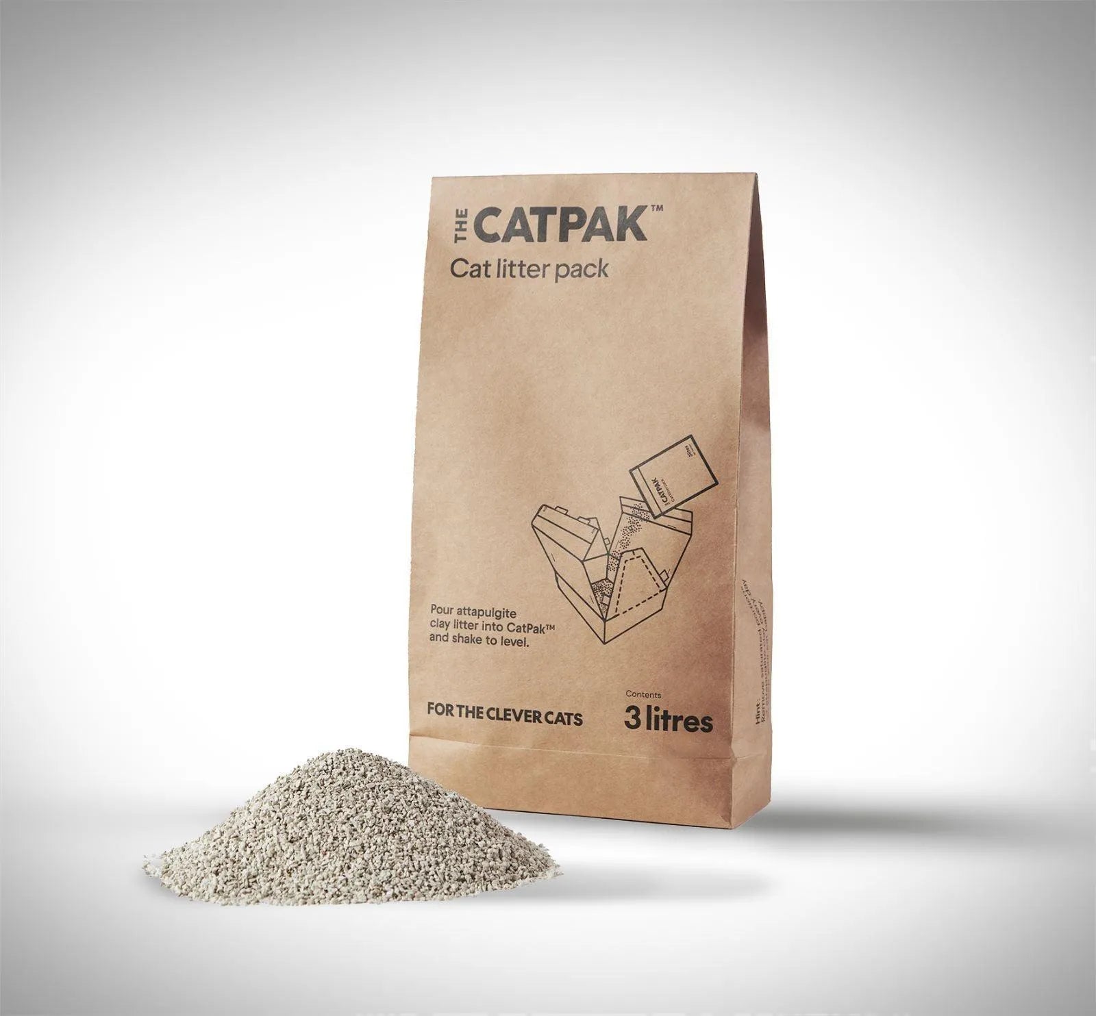 Disposable Cat Litter Trays with Litter CATPAK